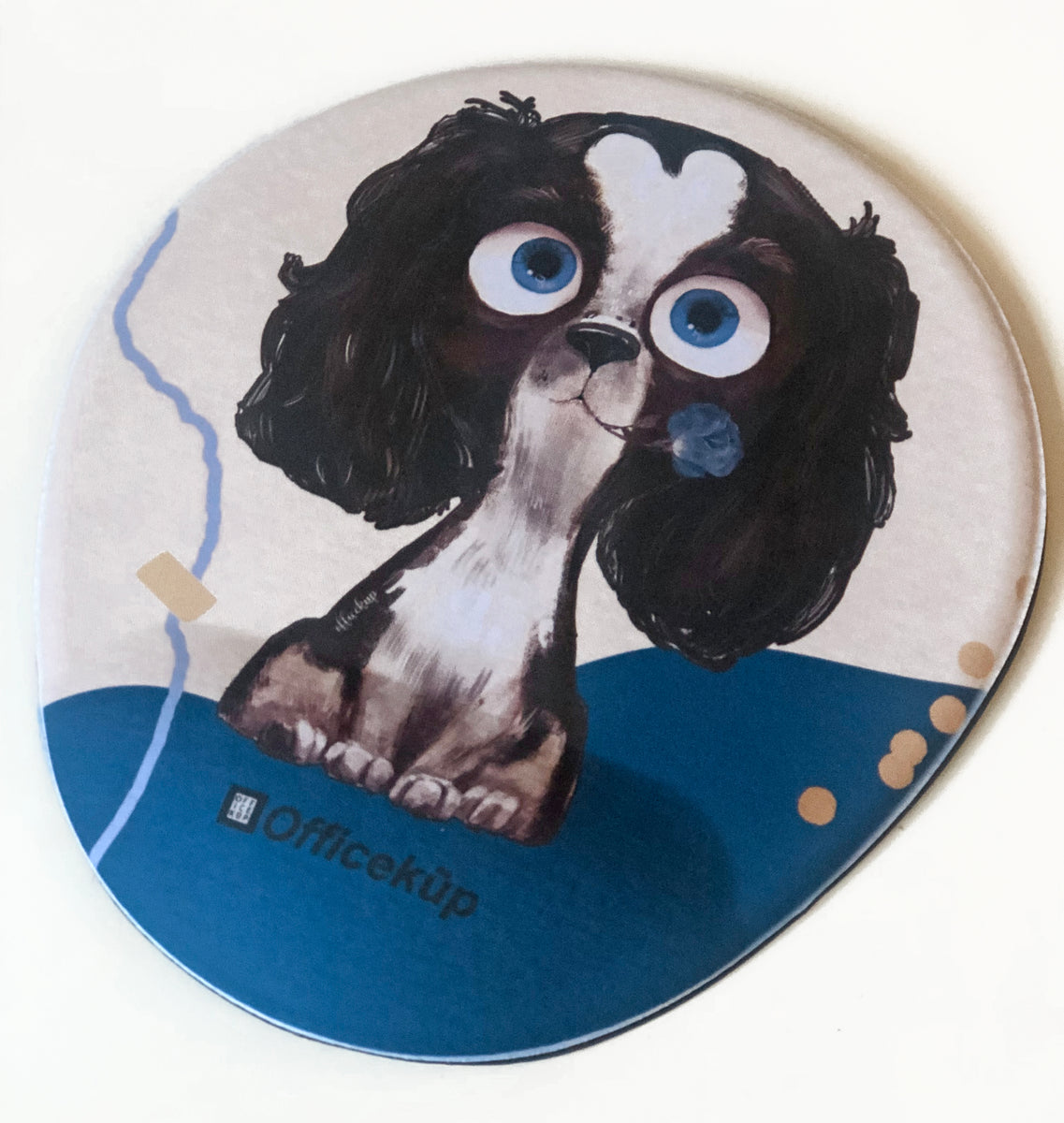 Officekup Bilek Destekli Mouse Pad Fare altlığı-LİLA PİNGUUU PENGUEN ...